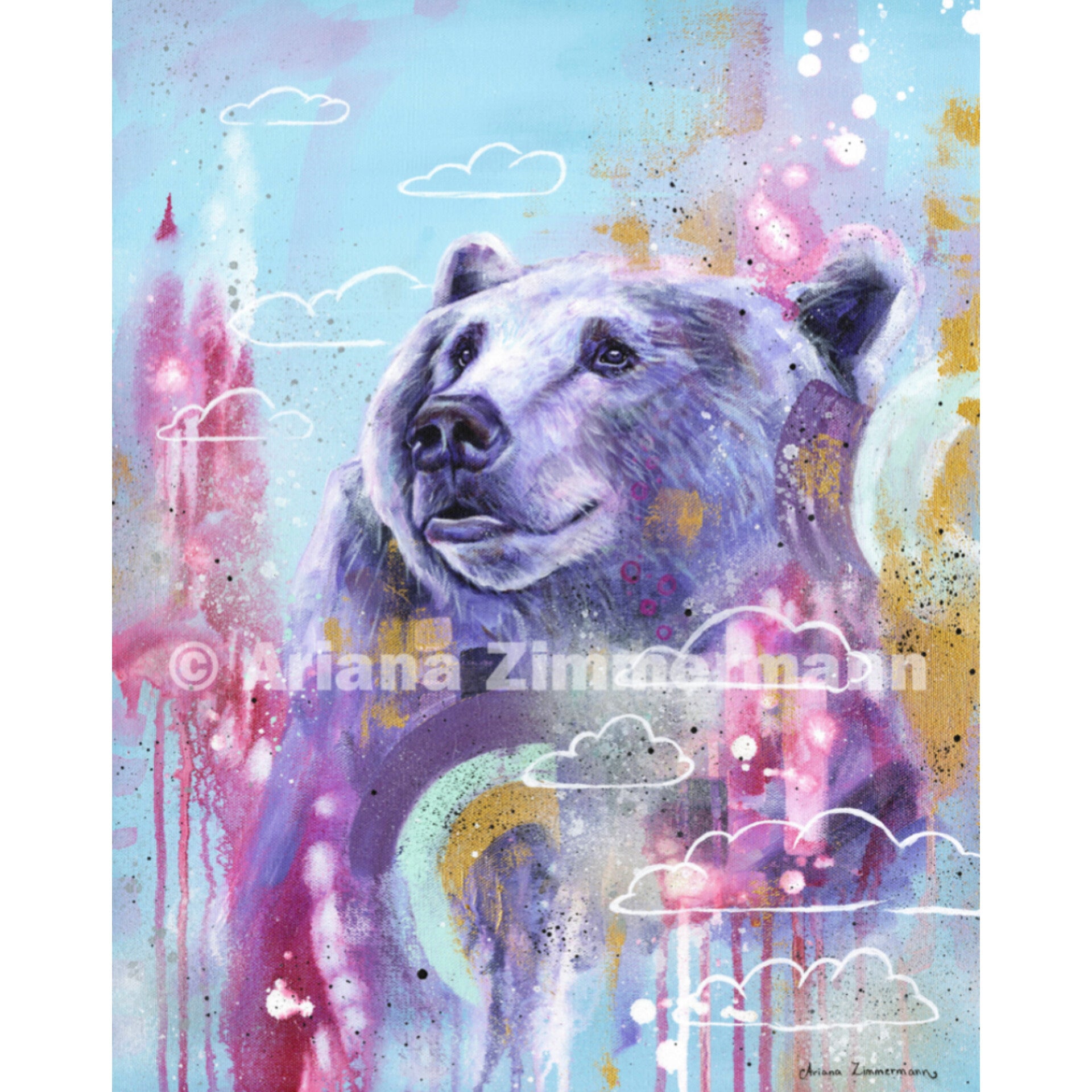 "Bloom" Giclée Canvas Print – Ariana Zimmermann Art